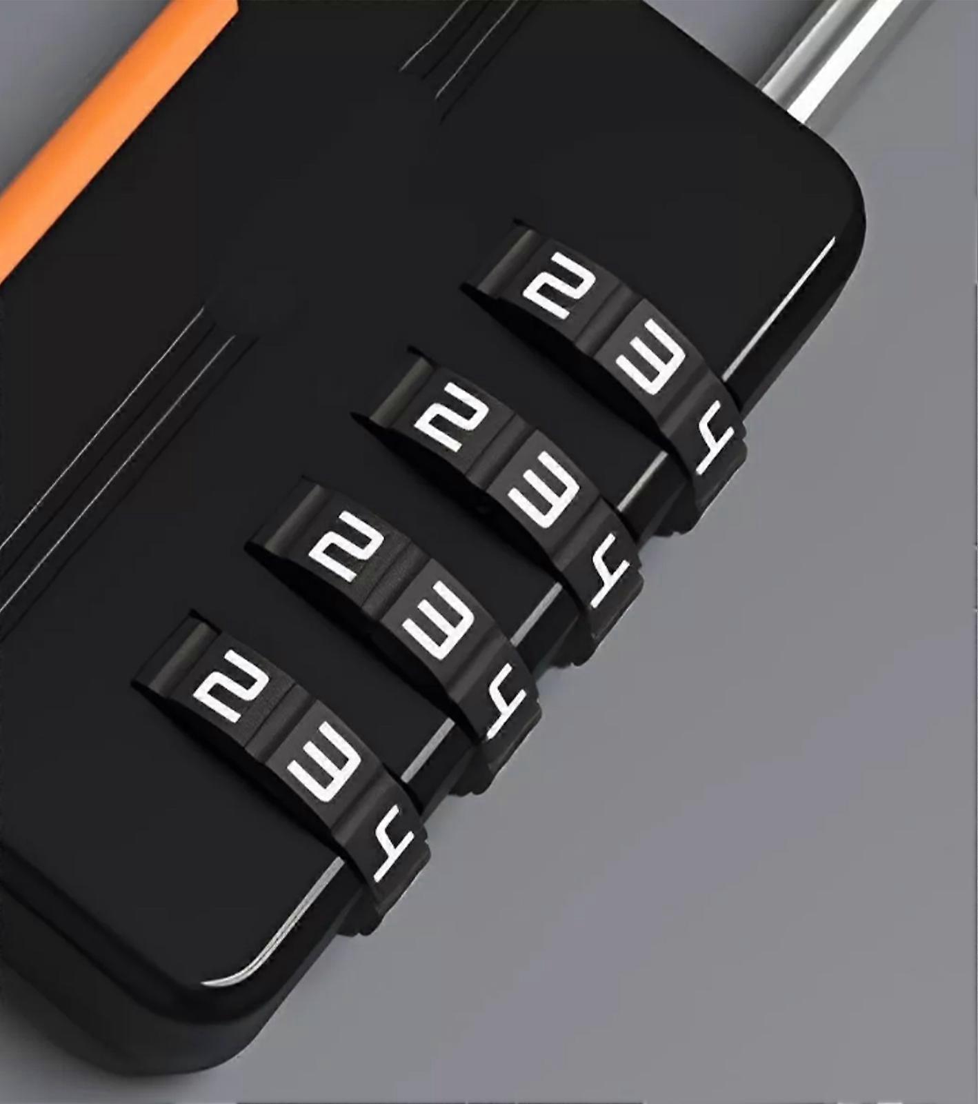 3PCS Suitcase Combination Lock Portable Resettable 4 Digit Padlock for ...