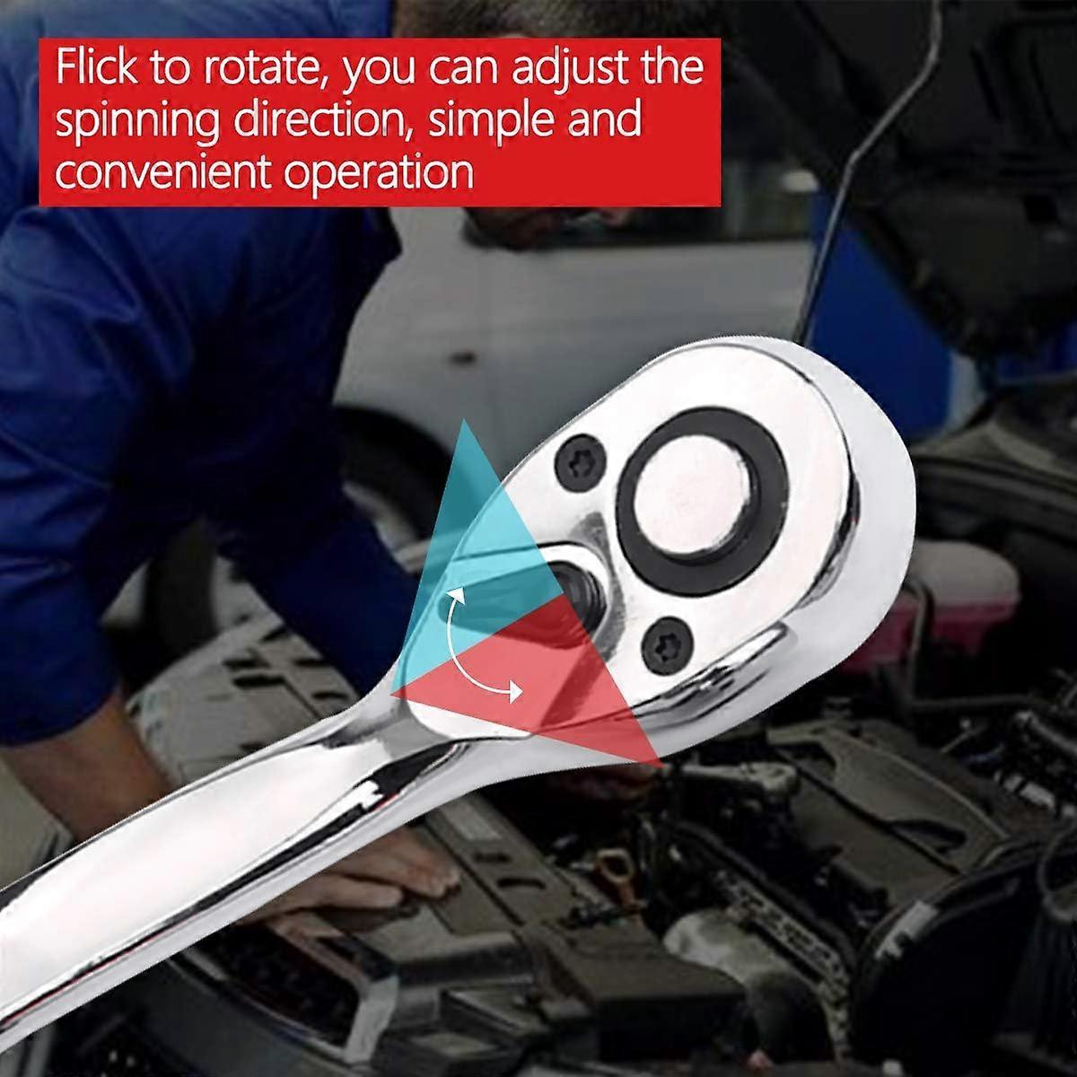 3/8" Quick Drive Reversible Ratchet High quality professional grade ...