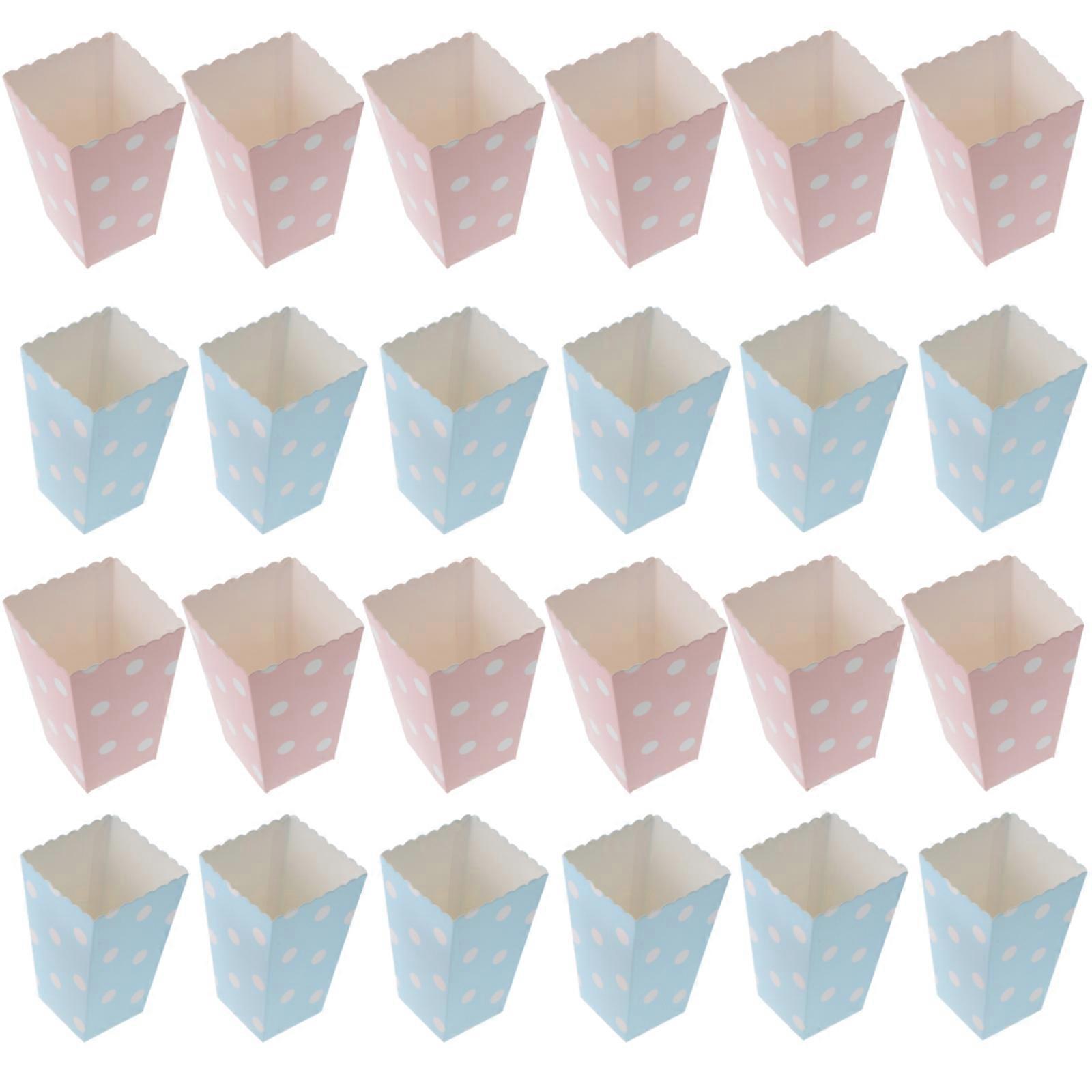 24pcs Movie Theater Popcorn Boxes Paper Popcorn Boxes Popcorn ...