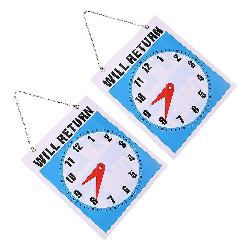 Office Decor Open Closed Signage Will Return Sign Clock Hands Will Be ...