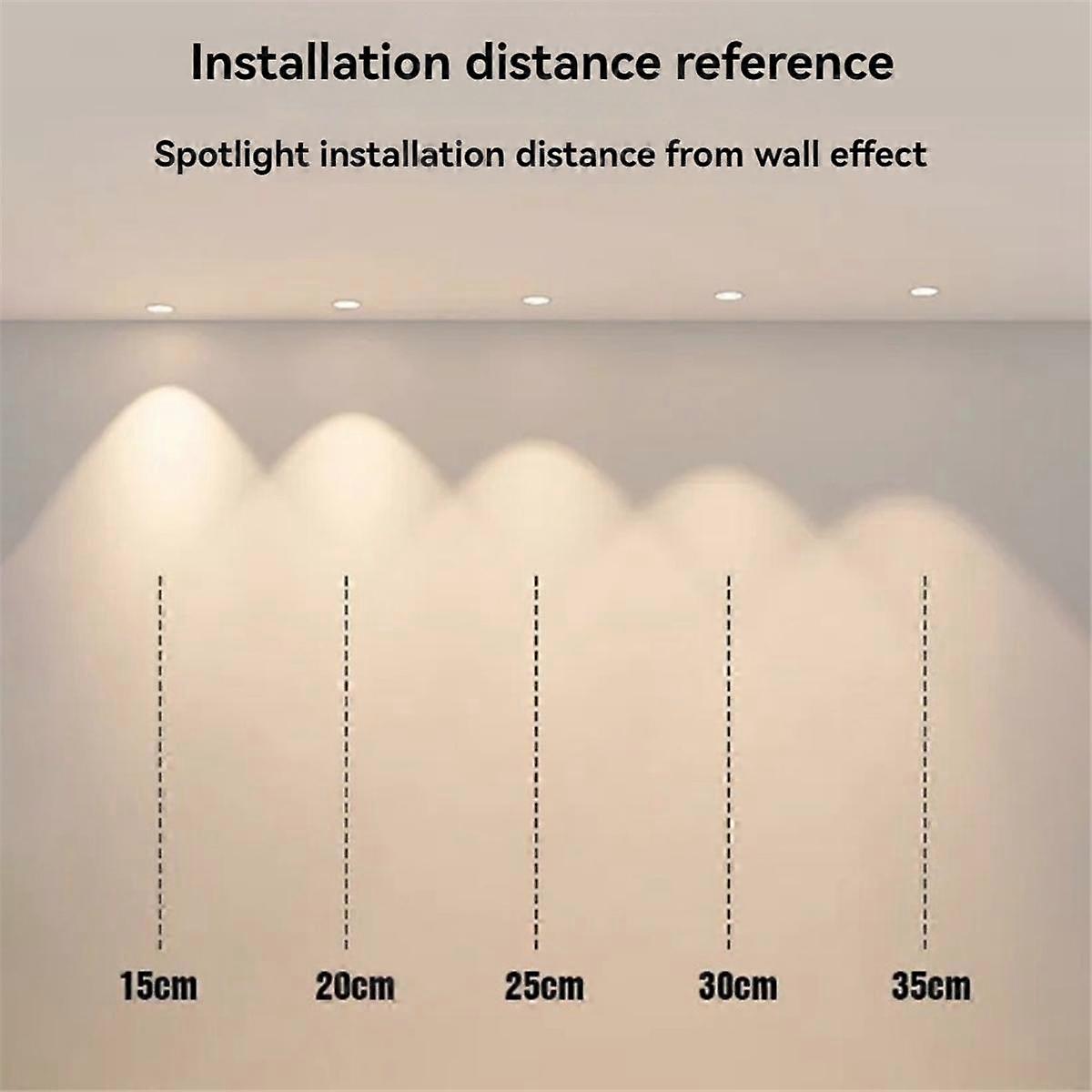 Focusing Spotlight Adjustable Beam Angle Recessed Light 10W 220V Round ...