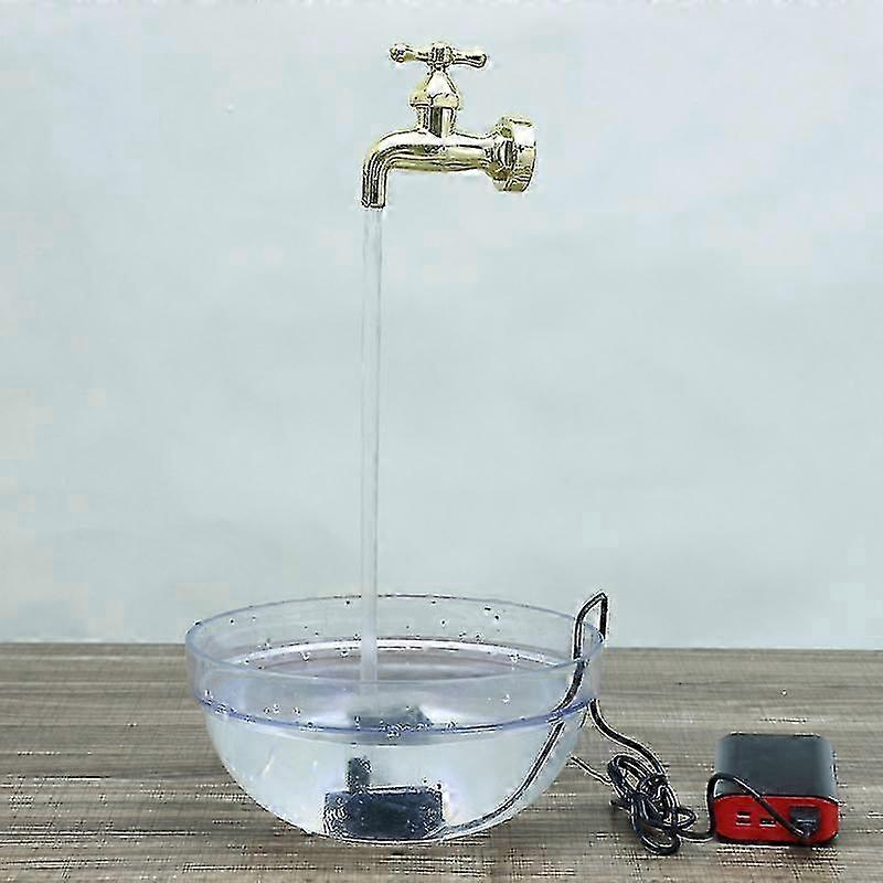 Floating Tap Fountain with Invisible Spout for Home & Garden Decoration ...