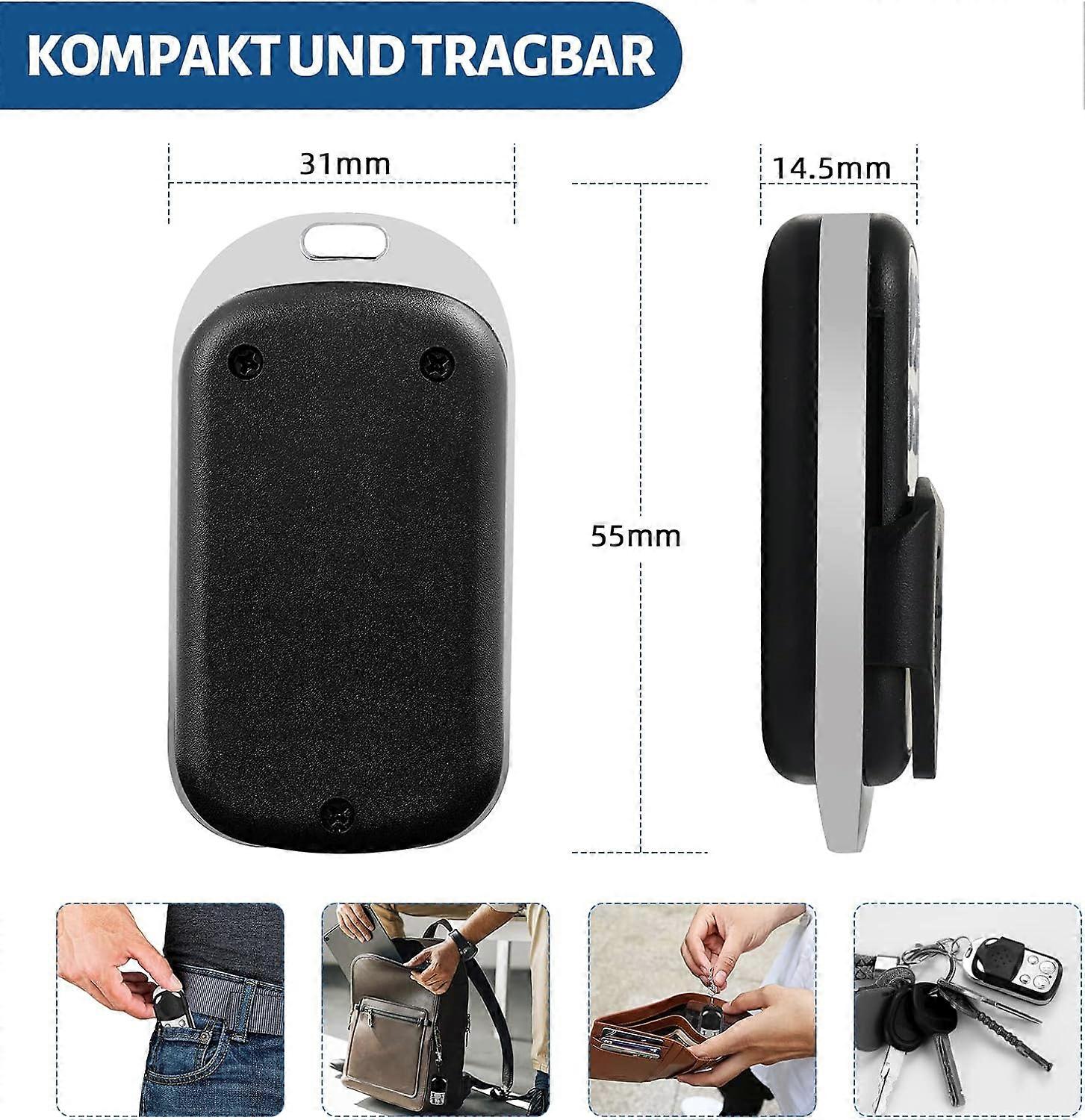 4 Pack Automatic Door Remote Control, 433.92Mhz Frequency, Fixed Code Remote Control, Can Copy ...