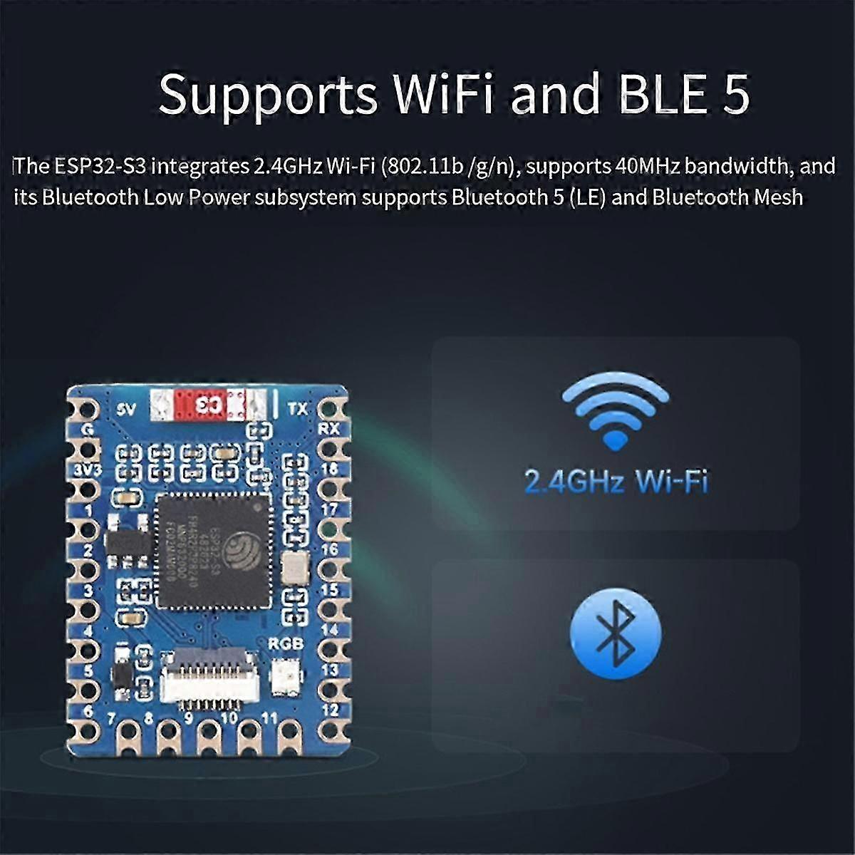 ESP32-S3-Tiny Development Board Kit+FPC Cable Bluetooth LE+2.4G WiFi ...