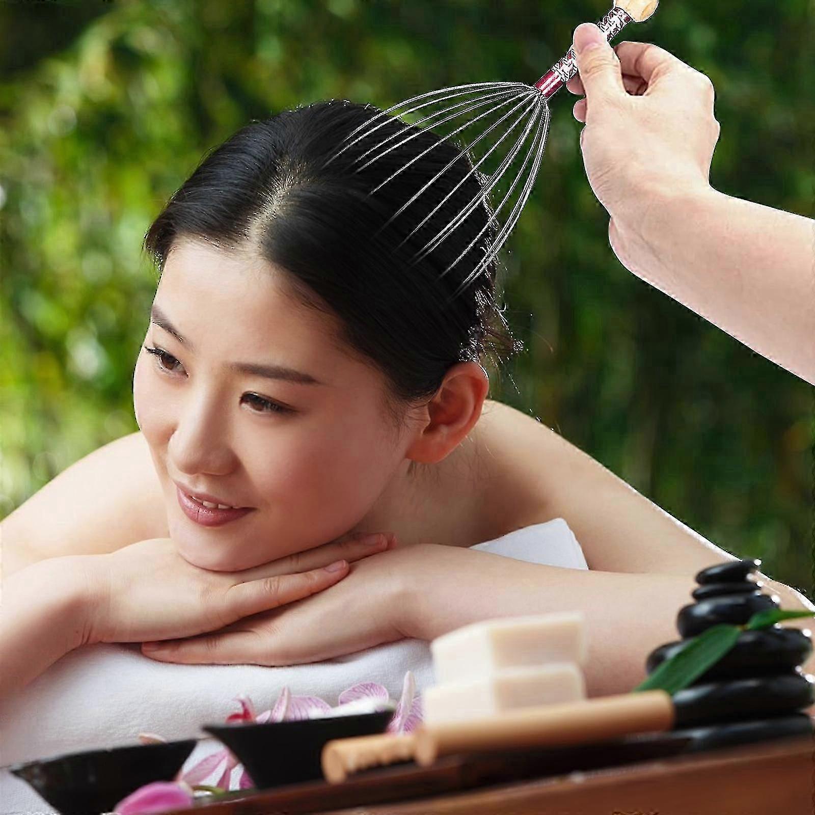 Scalp Massager, Head Massager Scratcher Tingler with 20 Fingers, Hair ...