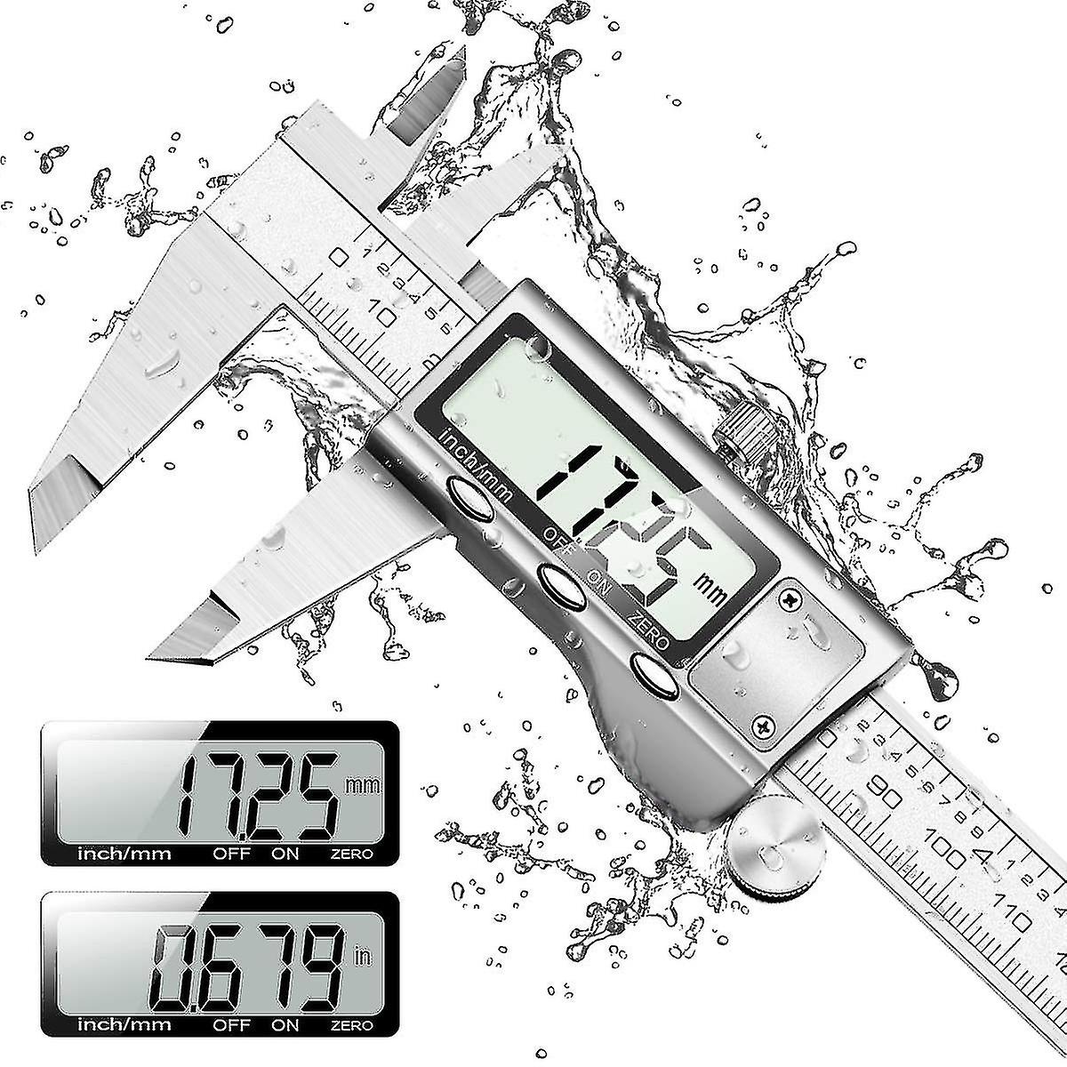 Digital Caliper - Digital Caliper Stainless Steel Ip54 150 Mm Measuring ...