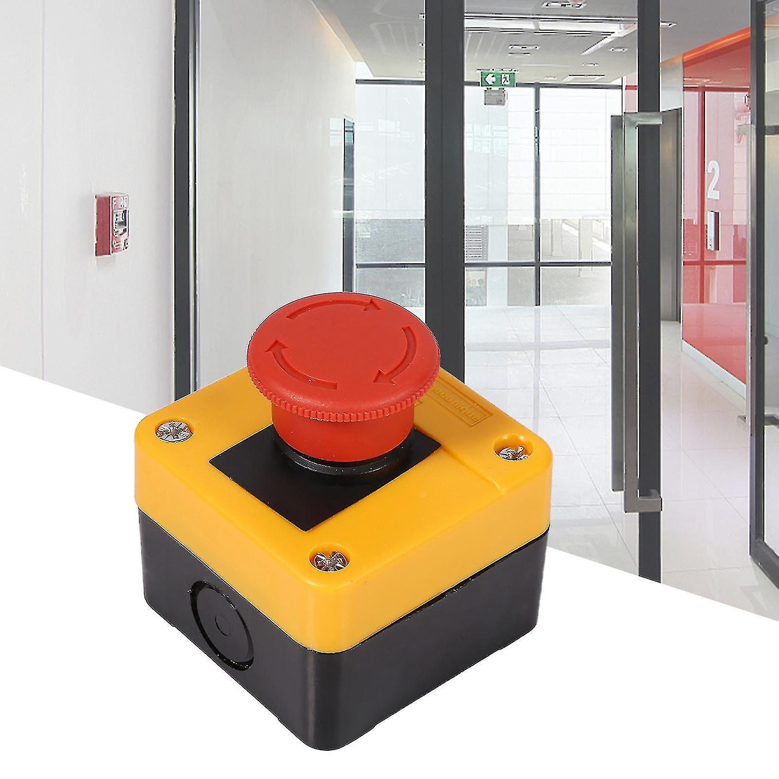 Emergency Stop Switch Bright Easy Operation Plastic Practical Emergency ...