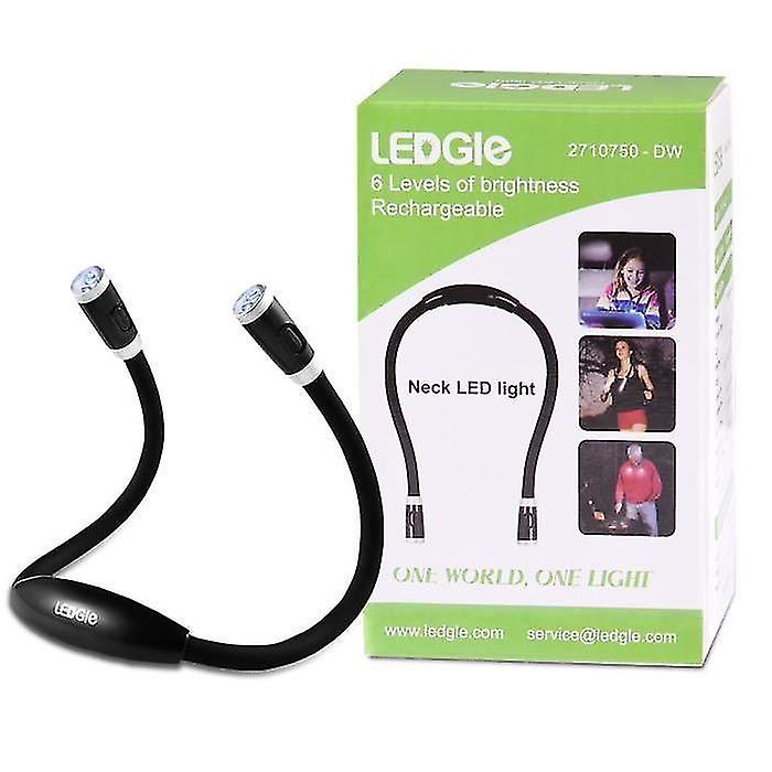 Ledle Reading Led Rechargeable Led Night Lamp Around Handsfree With 3 ...
