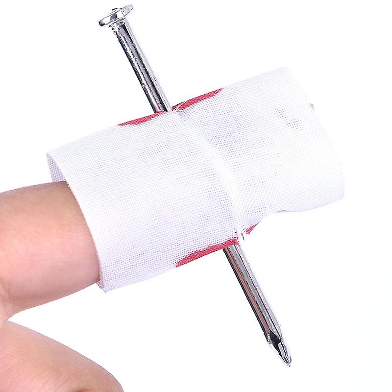 New Prank Joke Toy Fake Nail Through Finger Halloween Kids Gags ...