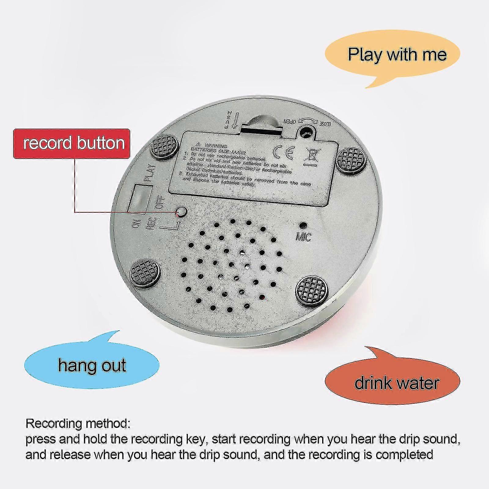 Recordable Talking Button 30 Seconds Voice Recording Button Pet Speech Training Buzzers | Fruugo UK