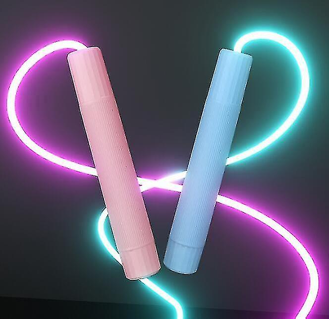Glowing Jump Rope Adjustable 2.8m Light Up Skipping Rope | Fruugo UK