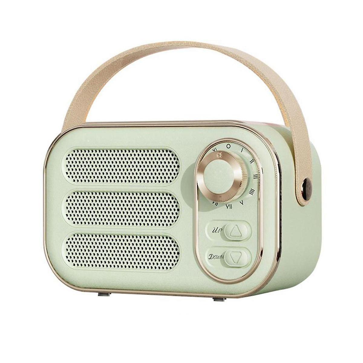 Retro Speaker 360 Stereo Effect Bluetooth Mini Speaker Vintage Radio ...