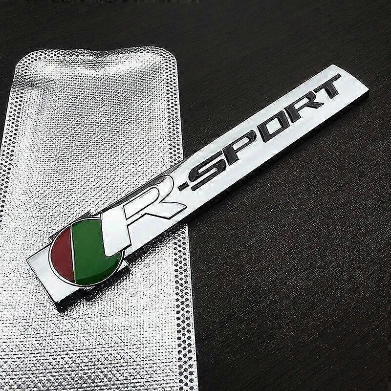 3d Metal Black Car Front Grill Fender R Sport Emblem Badge Logo Sticker ...