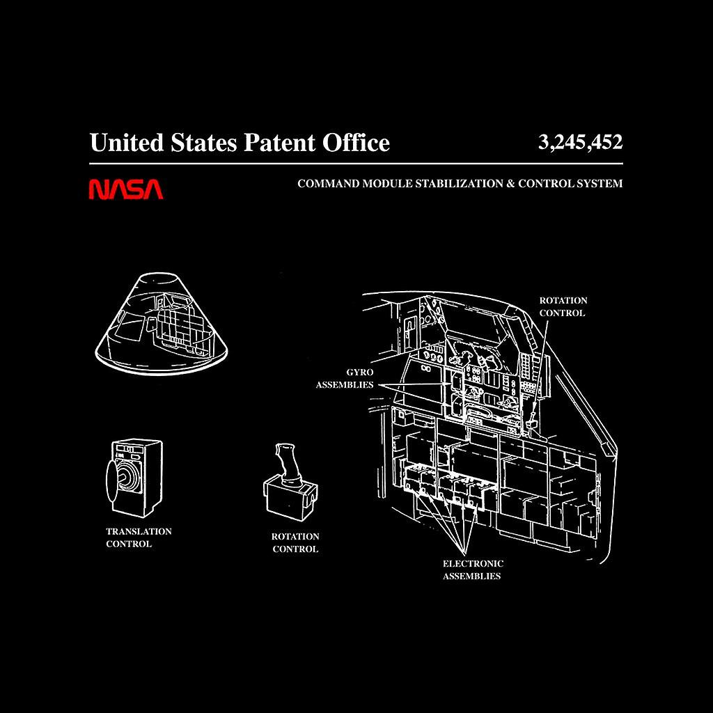 NASA Command Module Control System Blueprint Women's T-Shirt | Fruugo US