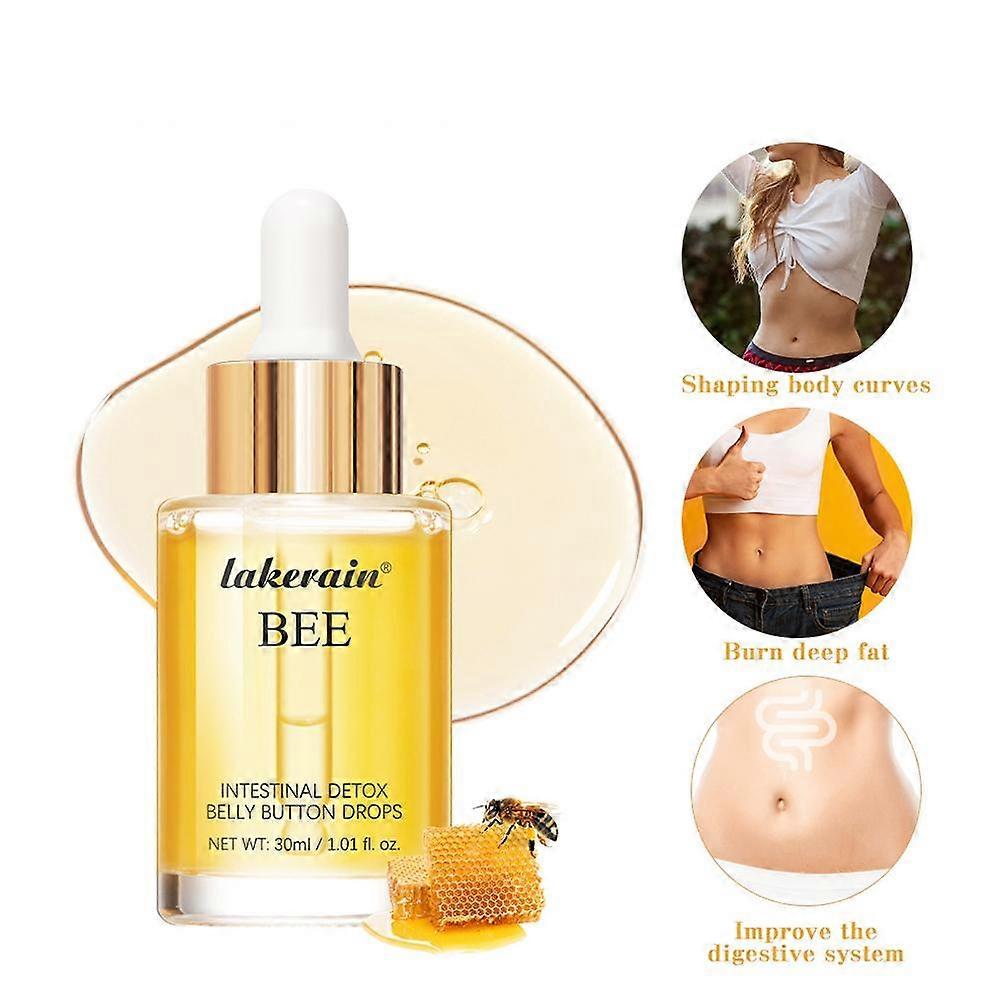 Bee Intestinal Detox Belly Button Drops, Bee Belly Button Drops | Fruugo UK