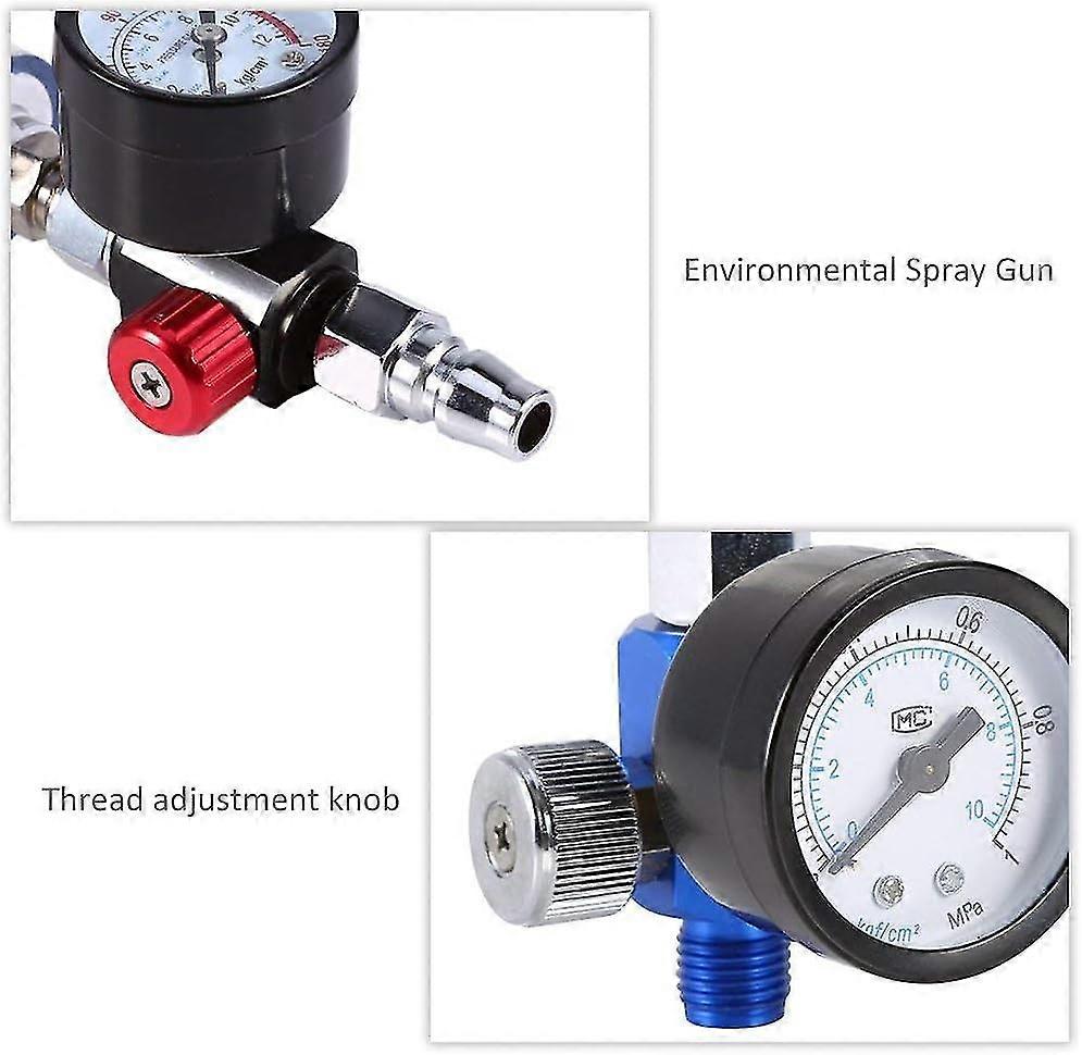 Spray Gun Air Compressor + Air Regulator Oil Water Separator Trap ...