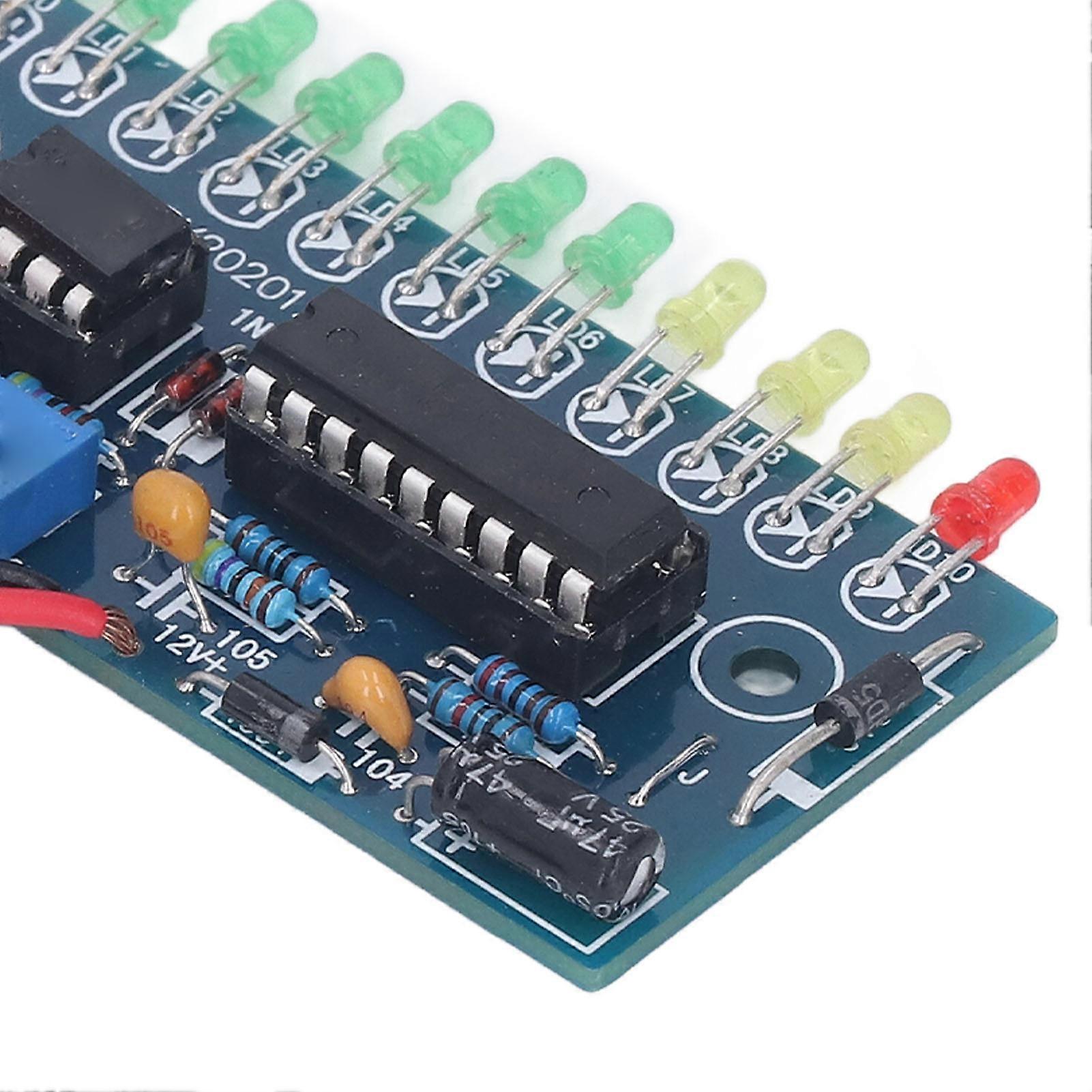 LED Audio Level Indicator Module 10 Segment 11pcs 3mm LEDs Audio Level ...