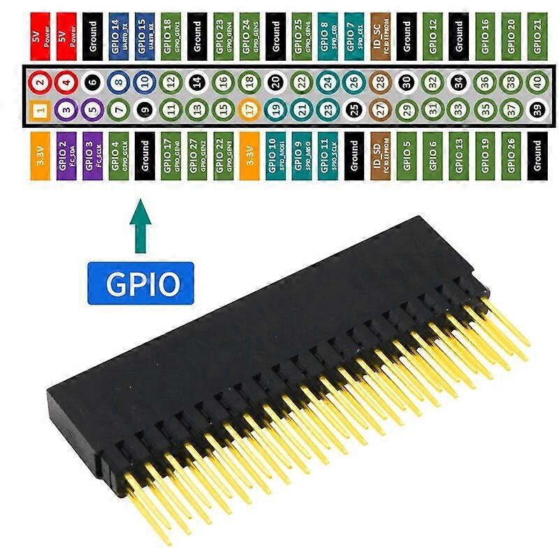 40Pin GPIO Connector 2x20-pin(40Pin) Extra Tall Female Stacking Header ...