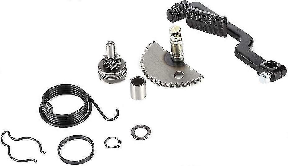 Motorcycle Starter Lever Shaft Kit,moped Kick Start Lever Shaft Gear ...
