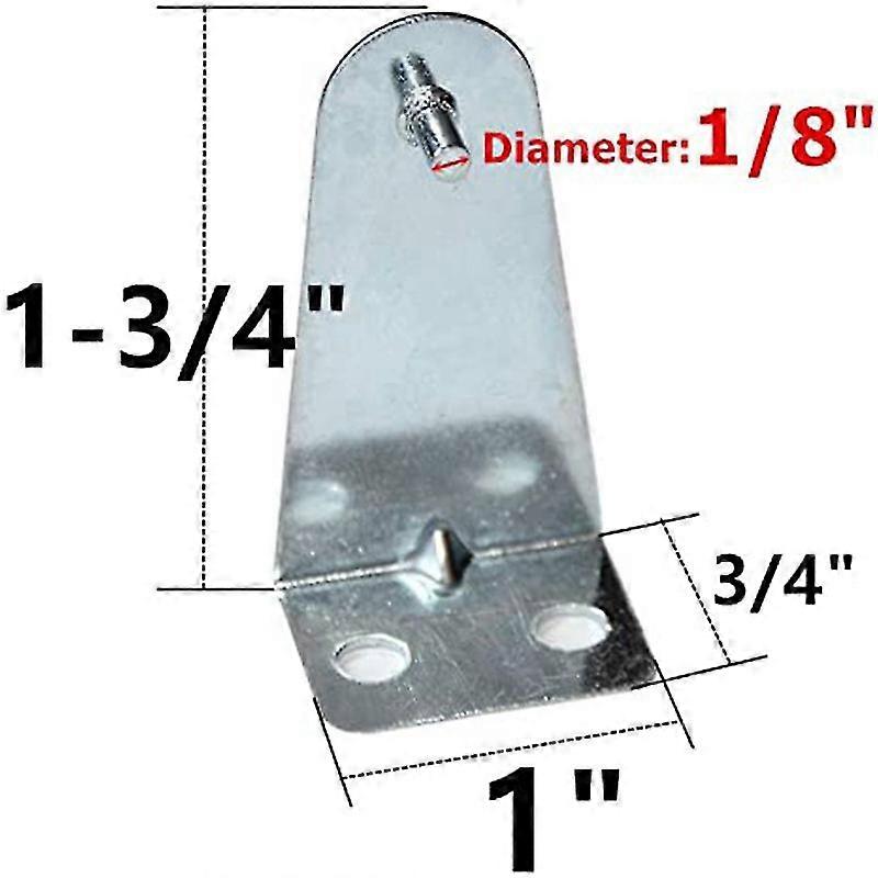 Set Of 8 Metal Hold Down Brackets Silver Blinds Brackets Blind Holder ...
