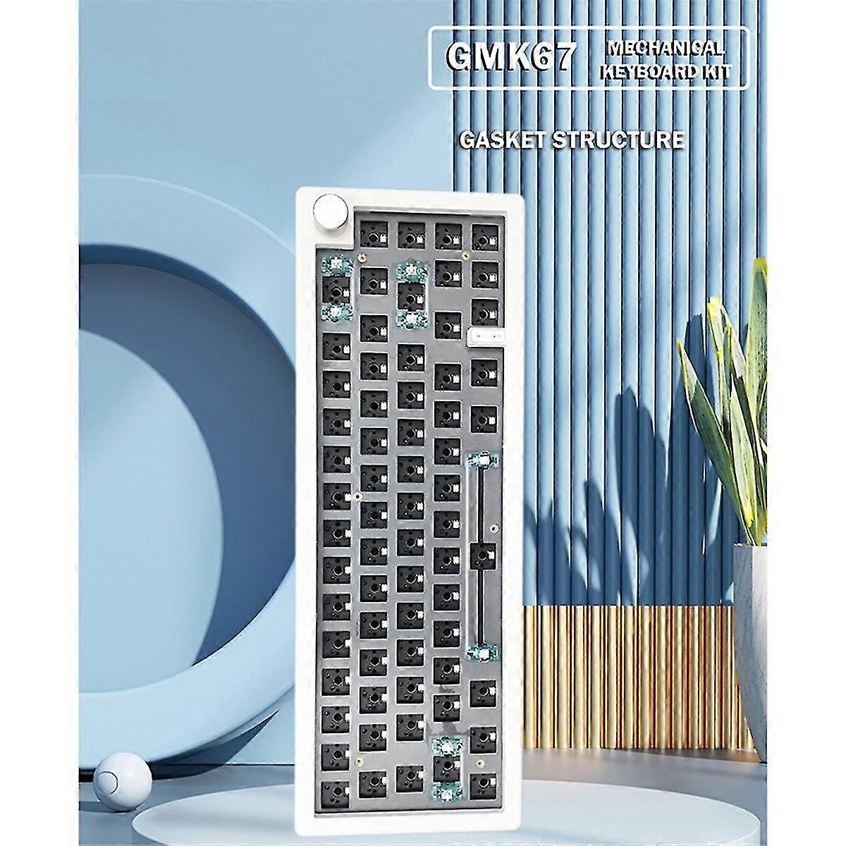 Gmk67 Mechanical Keyboard Kit Hot-swappable 3-mod Bluetooth 2.4g ...