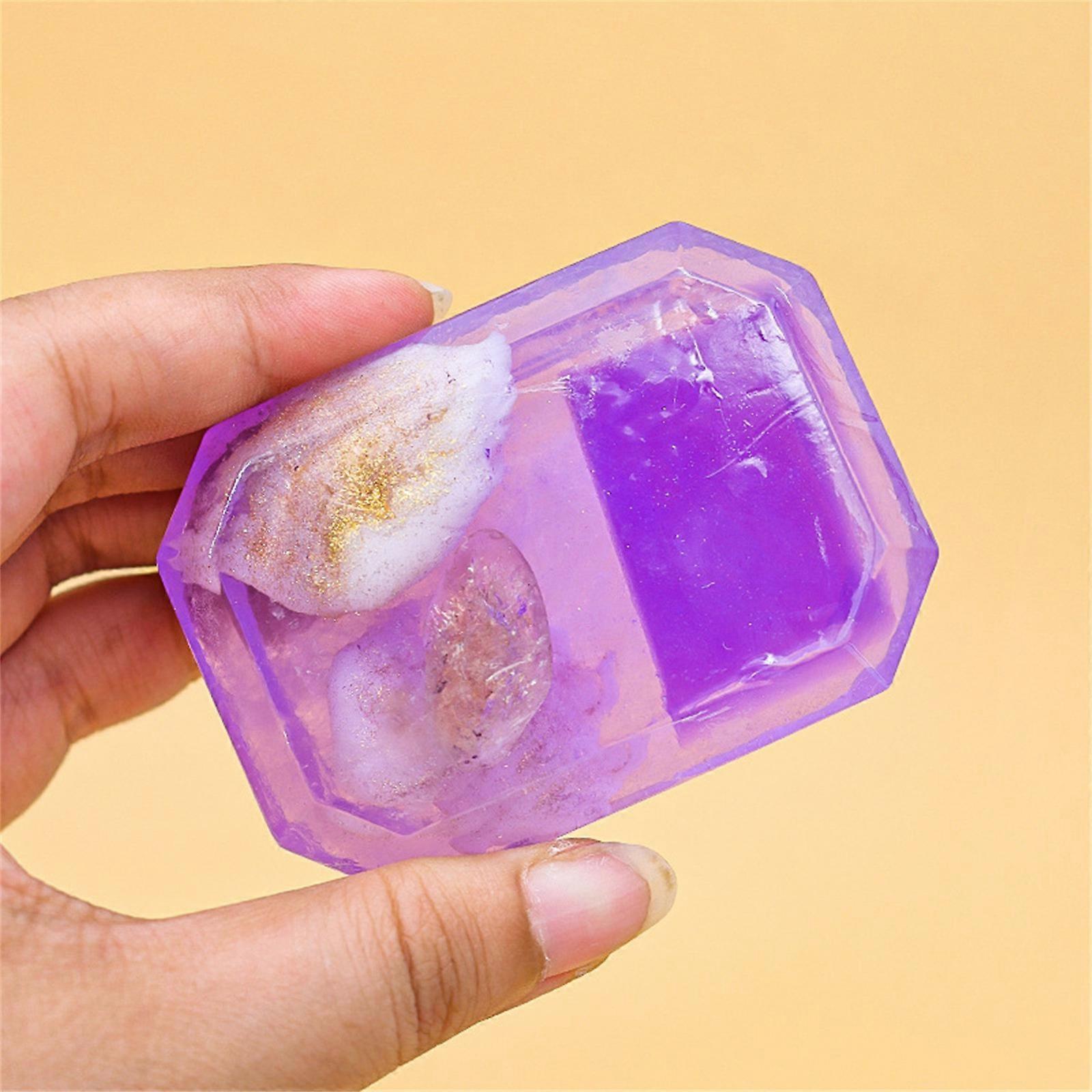 Gemstones Perfume Hand Made Soap Crystal Fragrances Cleansing Oil Soap ...