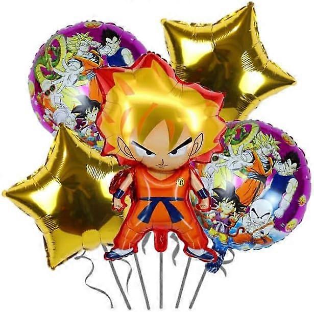 10 Cute Anime Party Decorative Balloons, Cartoon Balloon Set, Sun ...