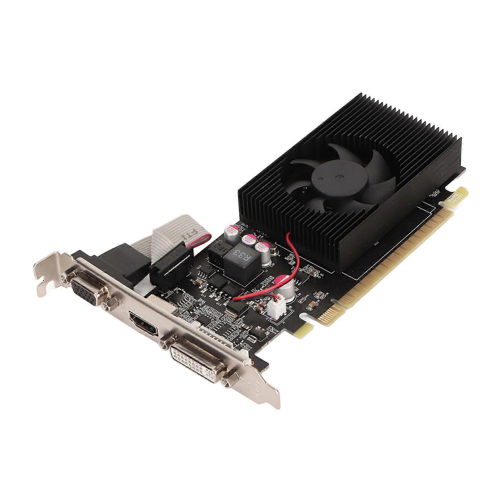 Desktop Graphics Card 4GB GDDR3 128bit 650/5000MHz Quiet Cooling Fan ...