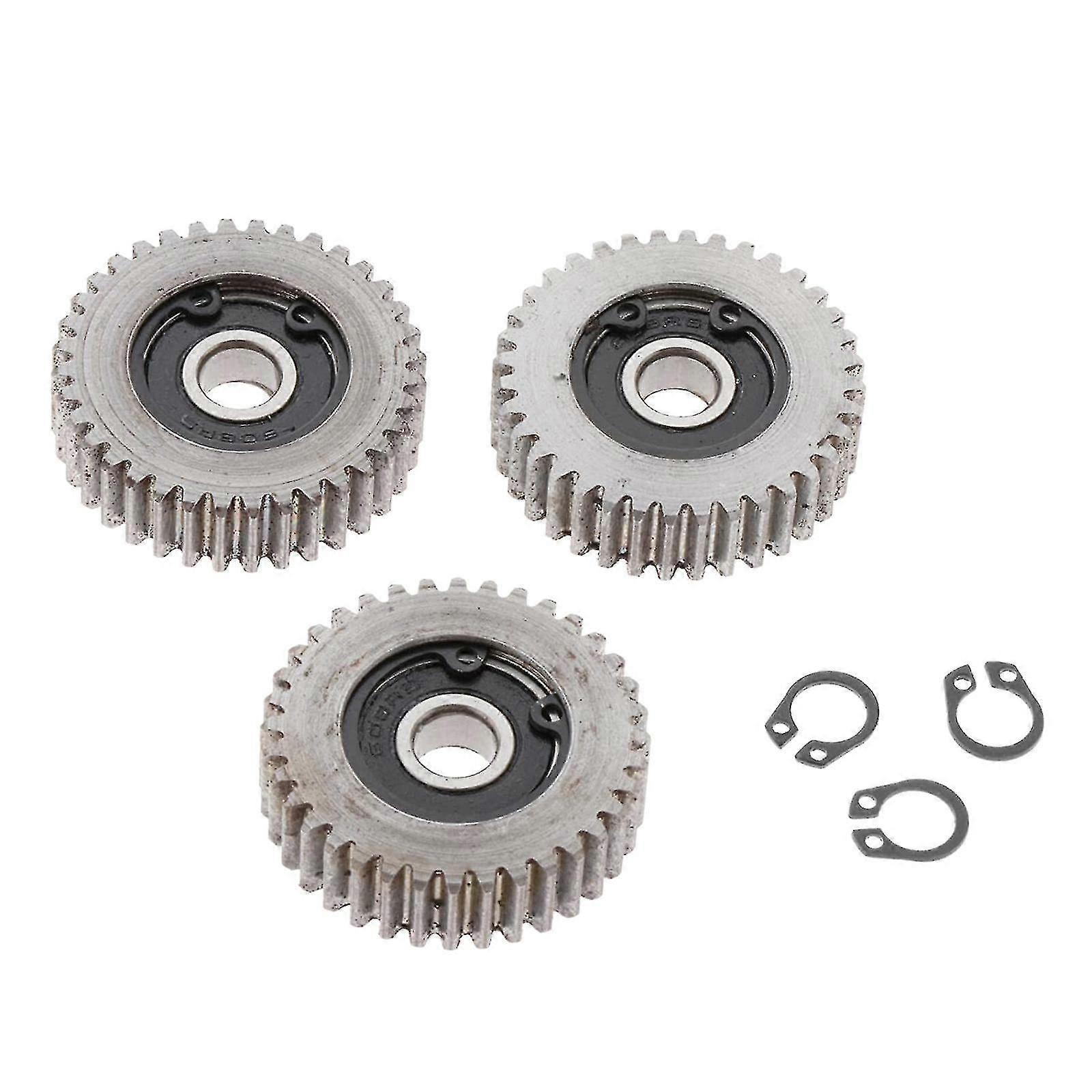 3x 36 Teeth Gears Practical Electric Bike Motor Repair Gear Teeth ...