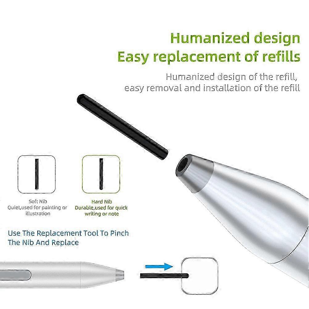 For Microsoft Surface Stylus Pen Go Pro7/6/5/4/3 Electronic Pen 4096 ...