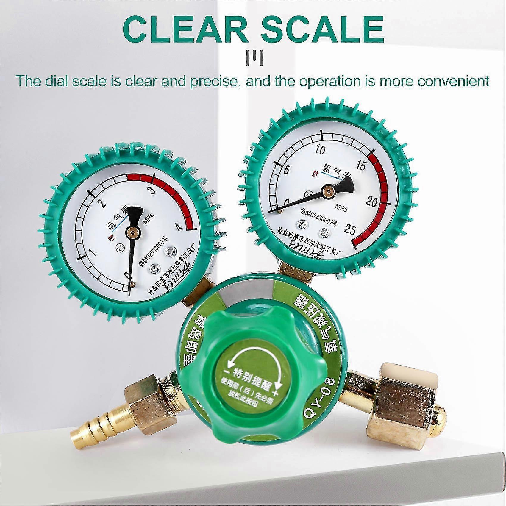 Oxygen Gas Bottle Regulators O2 Reducing Pressure Inhaler Acetylene ...