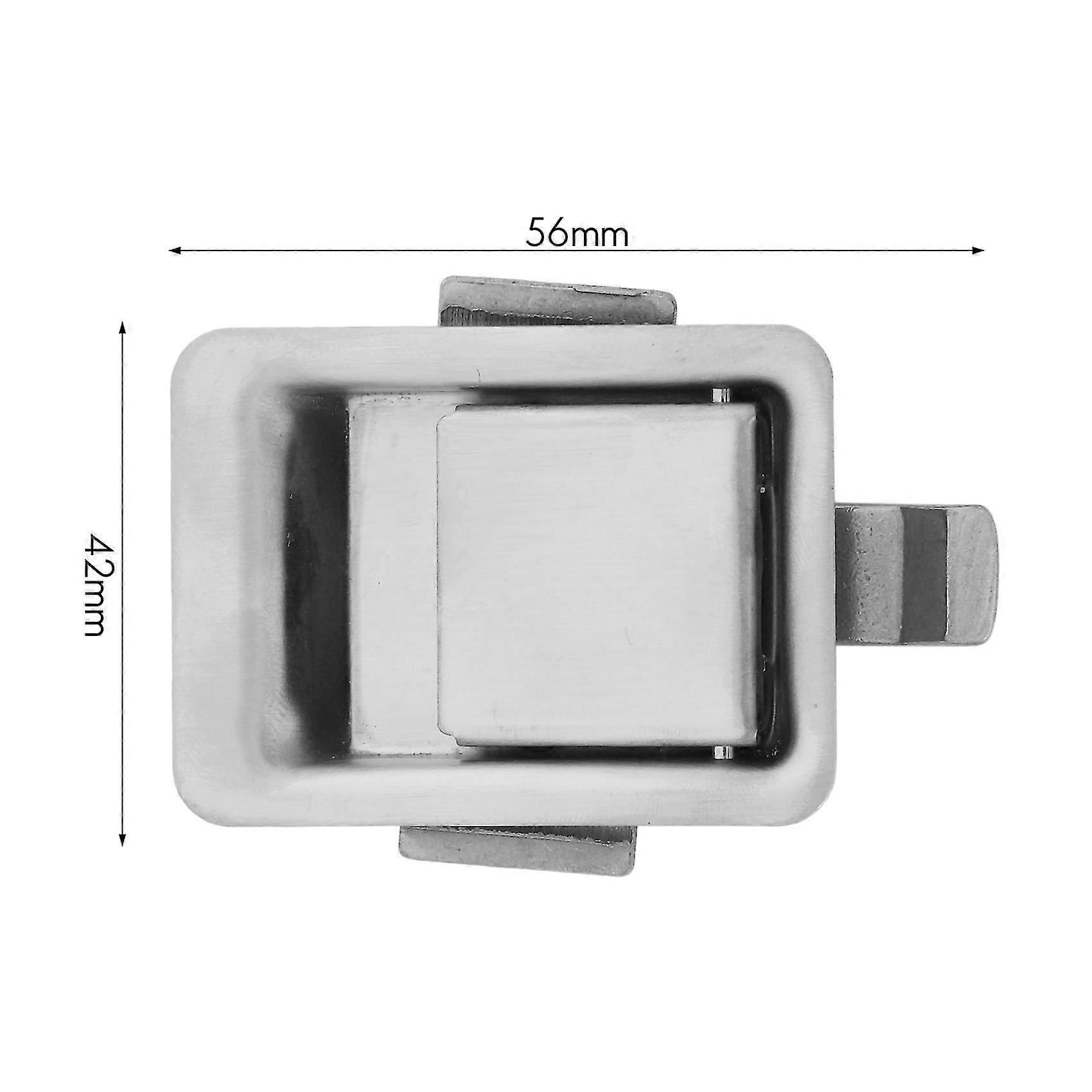 Stainless Steel Recessed Mounted Latch Mini Flush Mount Paddle Handle ...