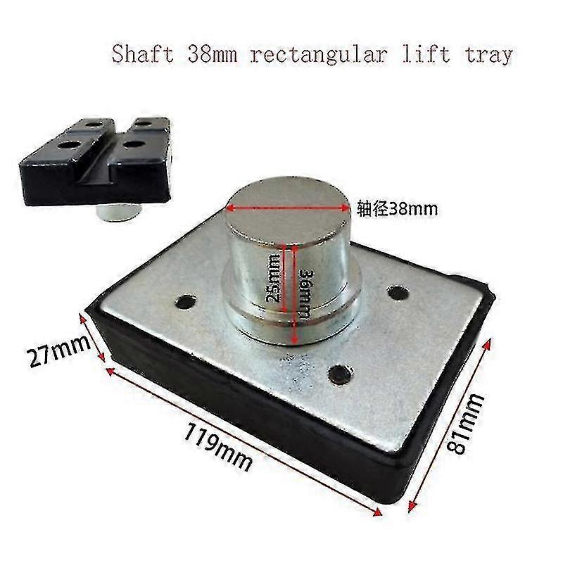Car Lift Rubber Pad Lift Tray Heightening Feet Plus High Leg Pads Solid ...