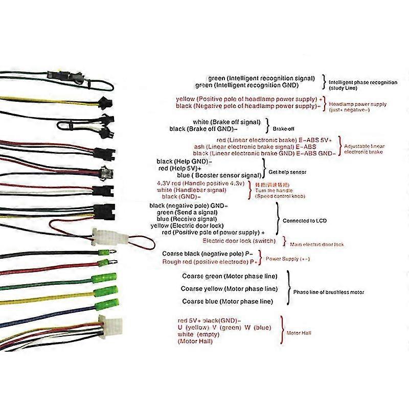 24V-48V SW900 Large Screen LCD Display Meter Controller for Electric ...