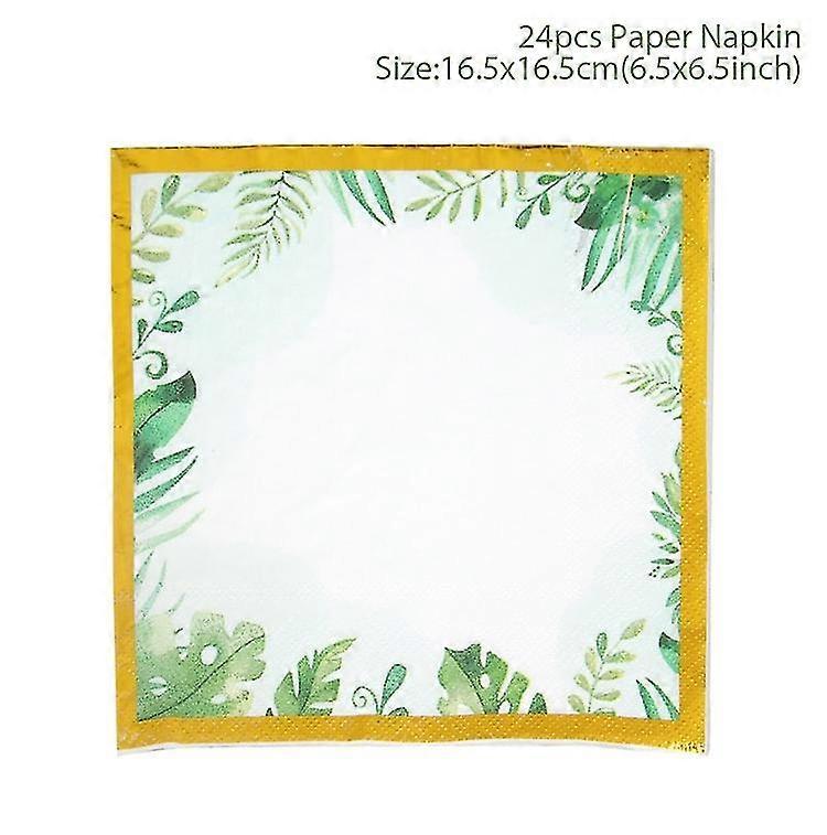 Jungle Animal Disposable Tableware Set Paper Plates Jungle Safari ...