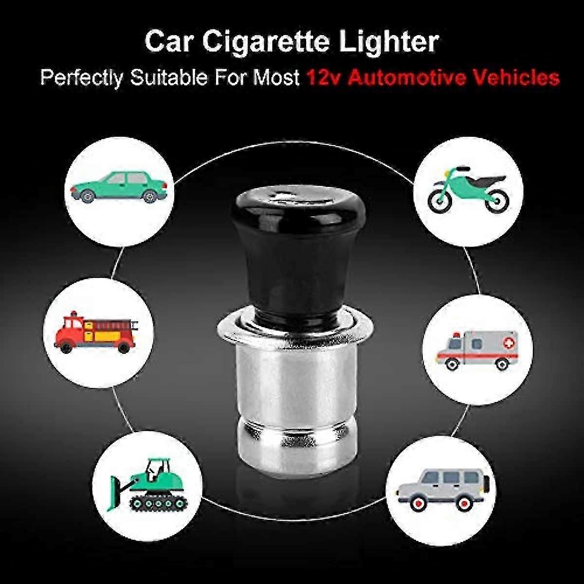 12v Car Cigarette Lighter Keenso Universal 20mm 12v Car Cigarette Lighter Plug Auto Power Plug ...