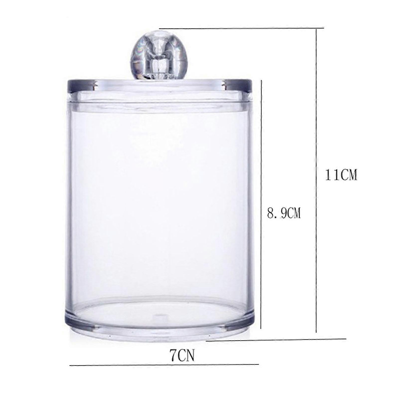 Elegant Crystal Glass Apothecary Jars For Vanity Organizers ...