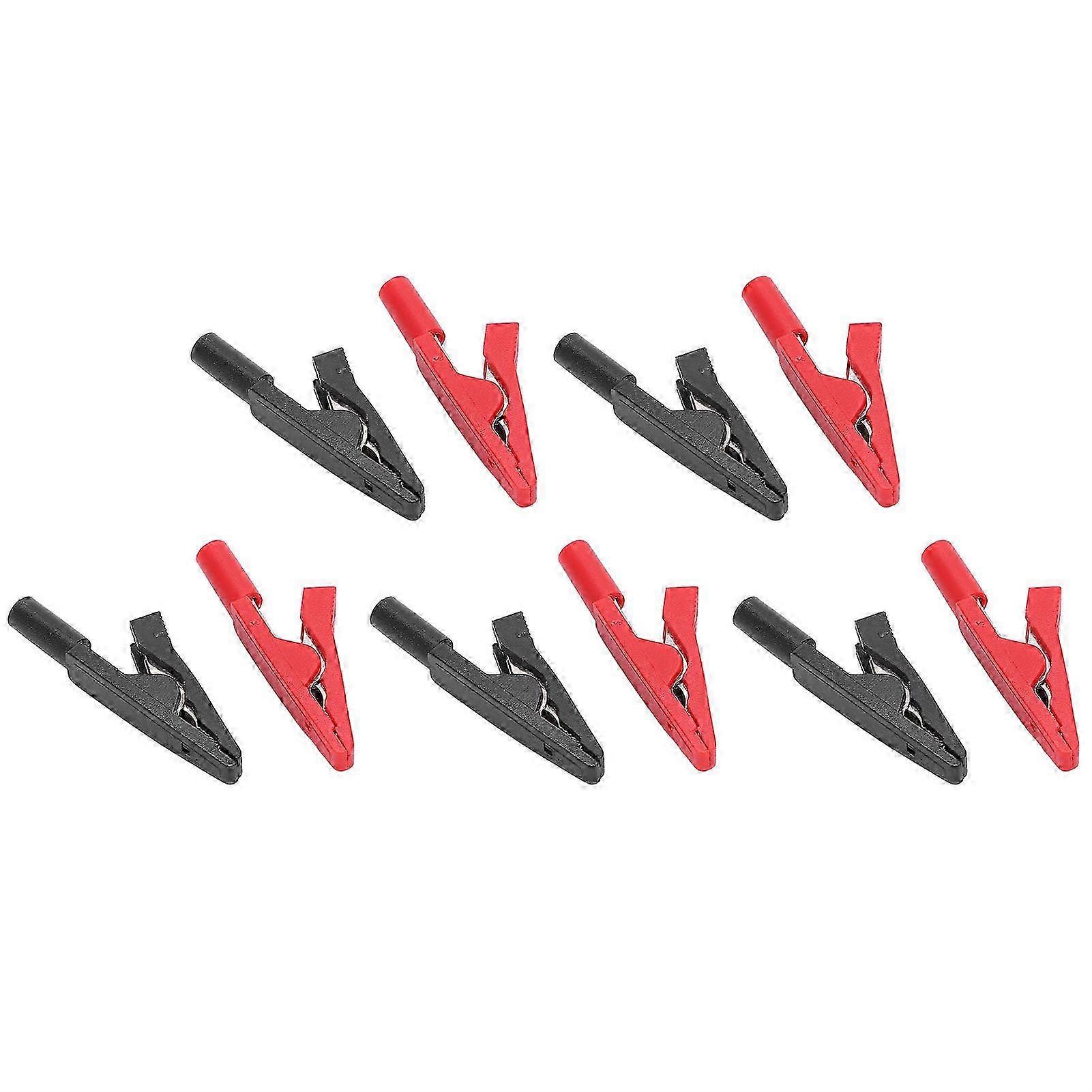 5 Set U16 2mm Tail Jack Crocodilian Clip with Needle Jack Red Black ...