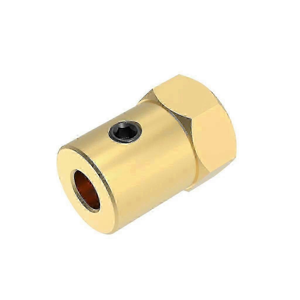 Brass Coupling Hexagon Tire Connector for 2/3/4/5/6/7/8mm Spindle Hex ...