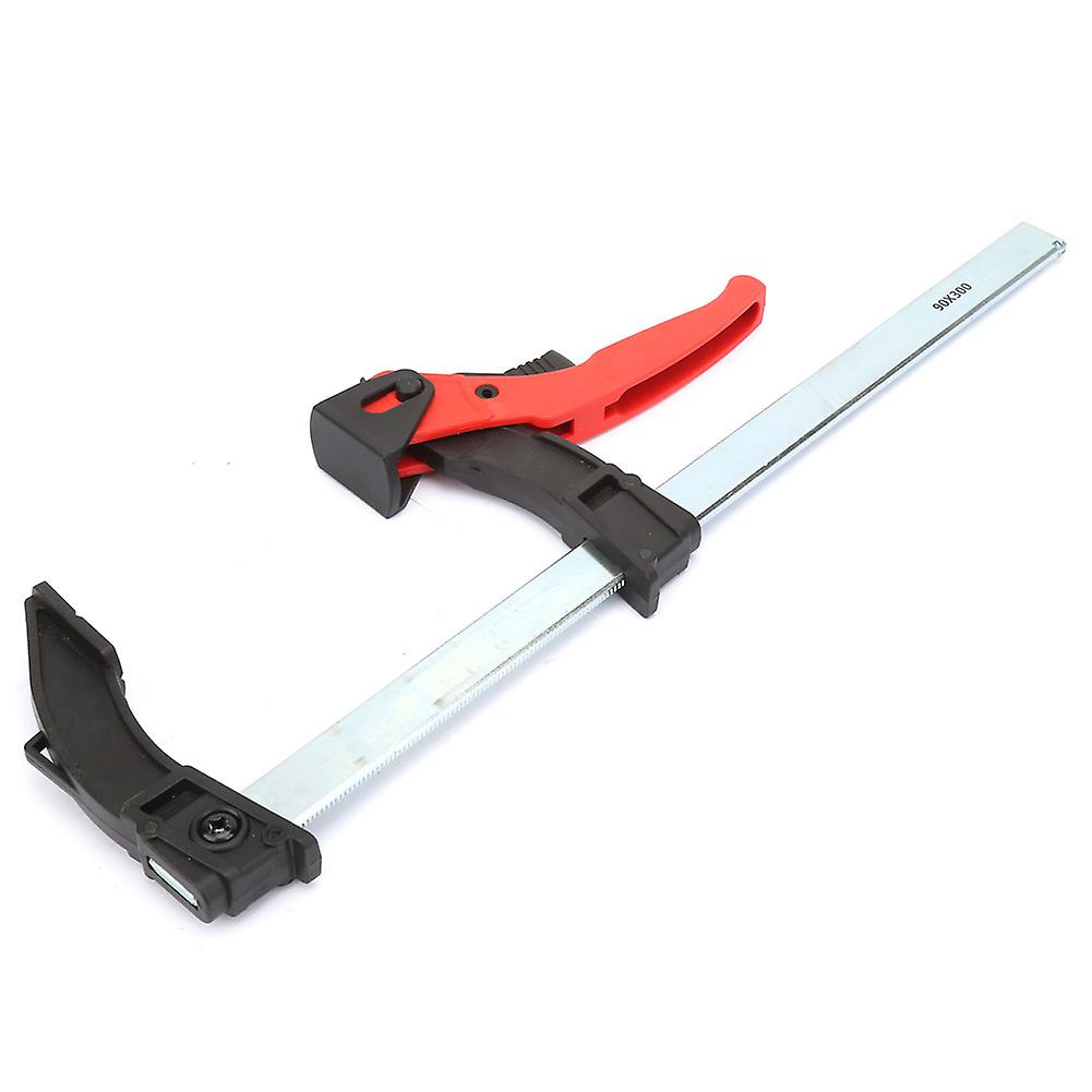 DIY Quick Woodworking Clip Bar F Clamp with Ratchet Release 90*300mm ...