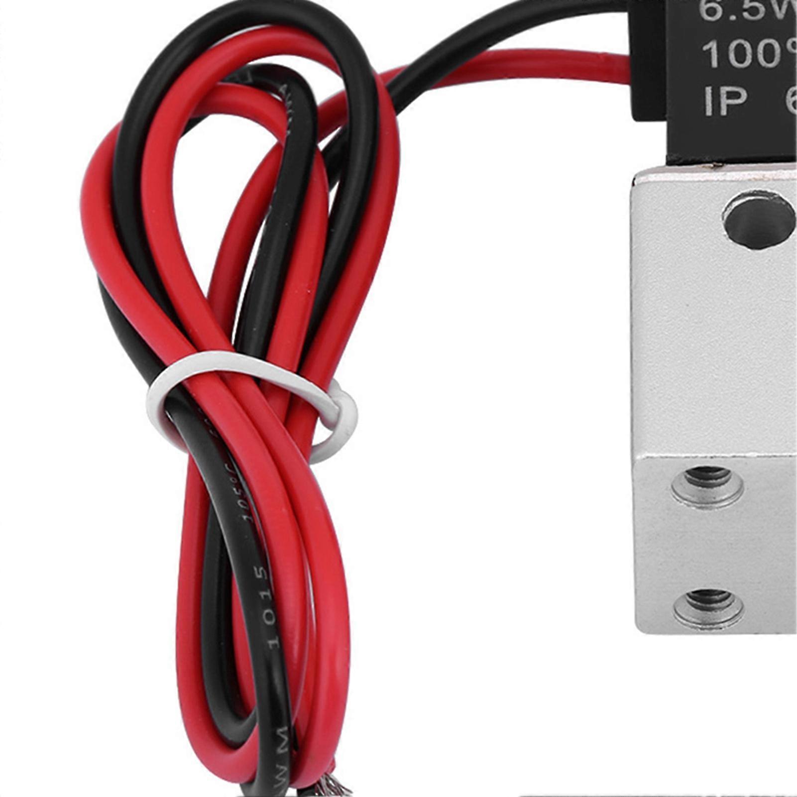 3V1-06 3 Way 2 Position 1/8" BSP Normally Closed Pneumatic Solenoid Air Valve( DC 12V) | Fruugo UK