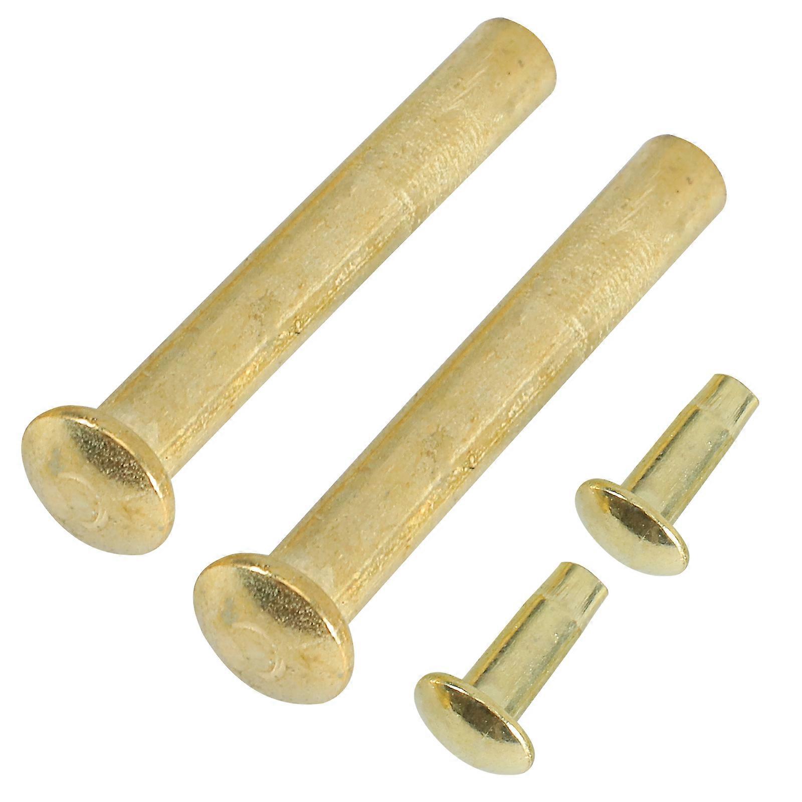 2 Sets Wooden Folding Fan Shaft Rivets And Nuts Chinese Hand Fan ...