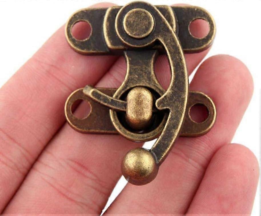 10pcs Antique Vintage Lock Clasp Latch Hook 38*45mm Swing Arm Lock for ...