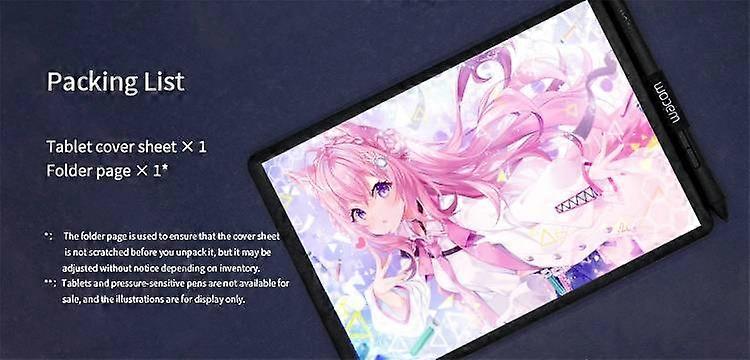 Hololive Vtuber Diy Theme Osu Tablet Cover Sheet Protective Film For ...