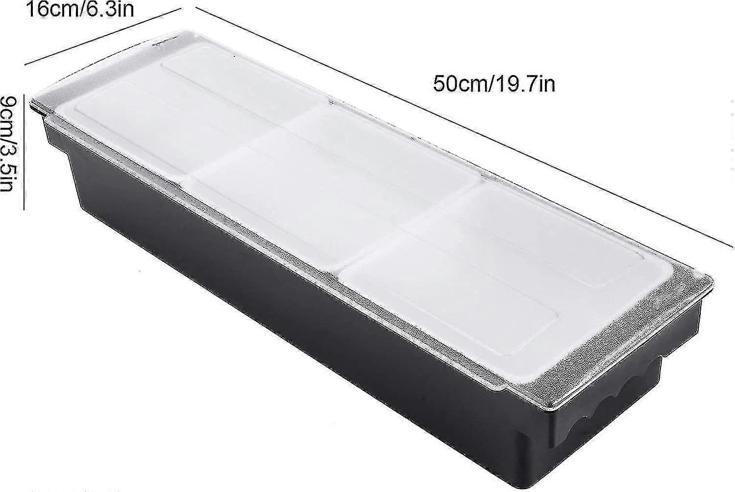 6 Compartment Trays Detachable Topping Station Plastic Pizza ...