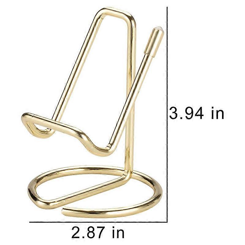 Business Card Holder for Desk, Metal Business Card Display Holder Stand ...