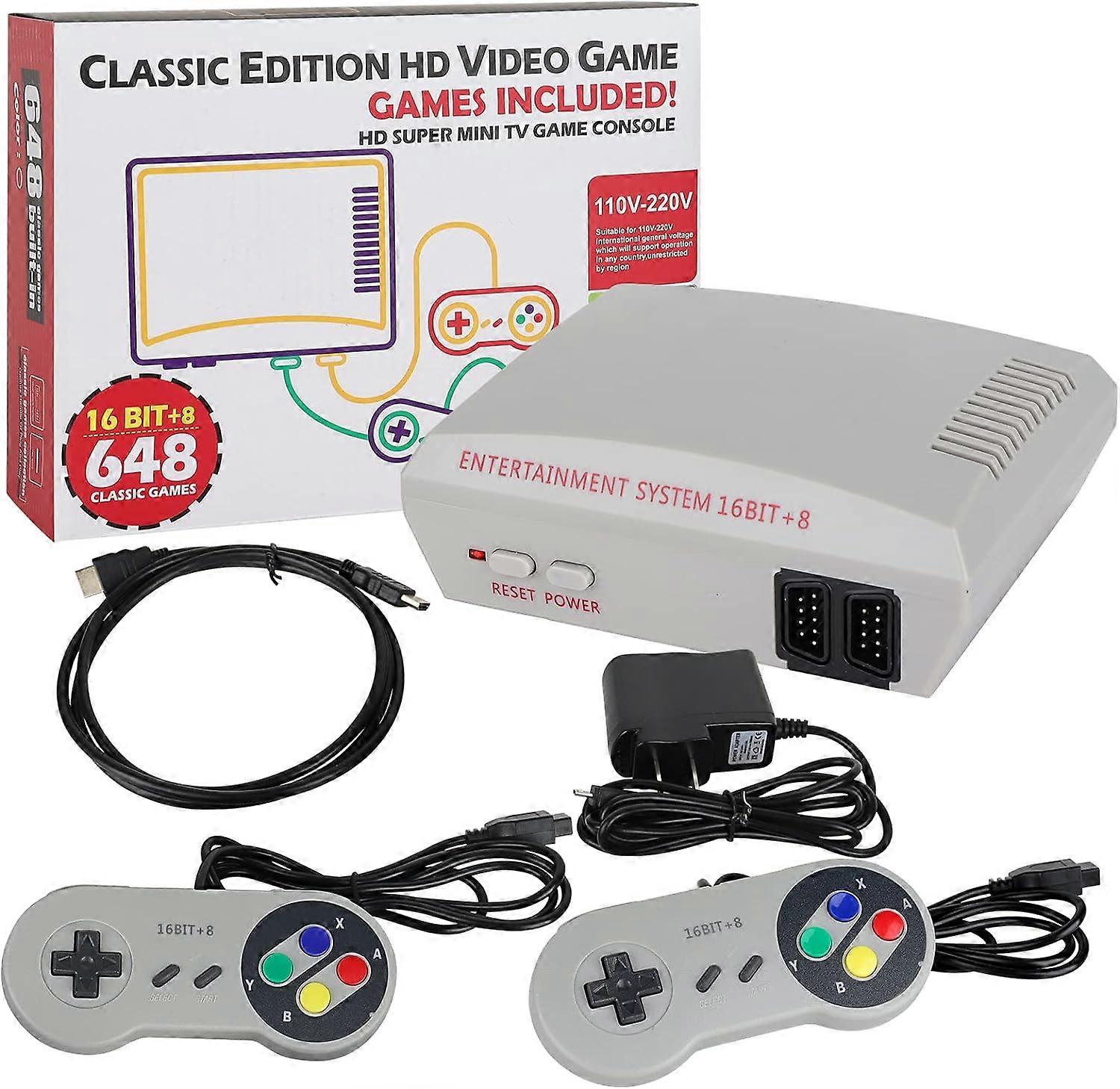 Classic Retro Game Console HDMI Input, Mini Plug and Play Video Game ...