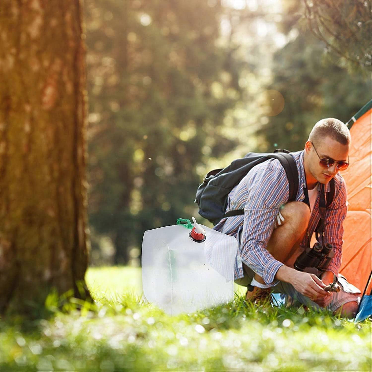 Foldable Water Canisters 10L,Backpack Water Container | Car Drinking ...