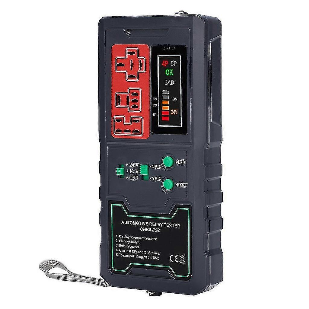 Car Electronic Relay Tester Voltage-diagnostic Tool 4 Pin 5 Pin Battery ...