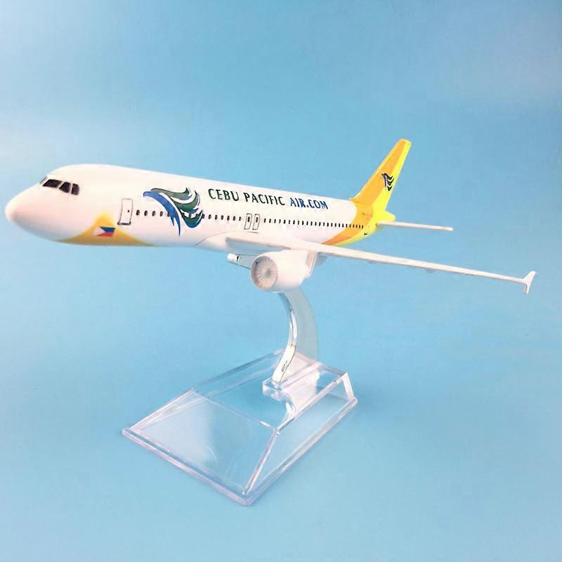 JASON TUTU 16cm Plane Model Airplane Model Cebu Pacific Air Airbus A320 ...